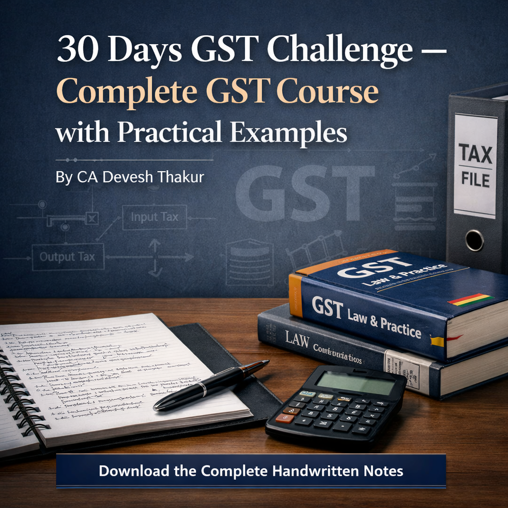 30 Days GST Challenge – Complete GST Course with Practical Examples (By ...